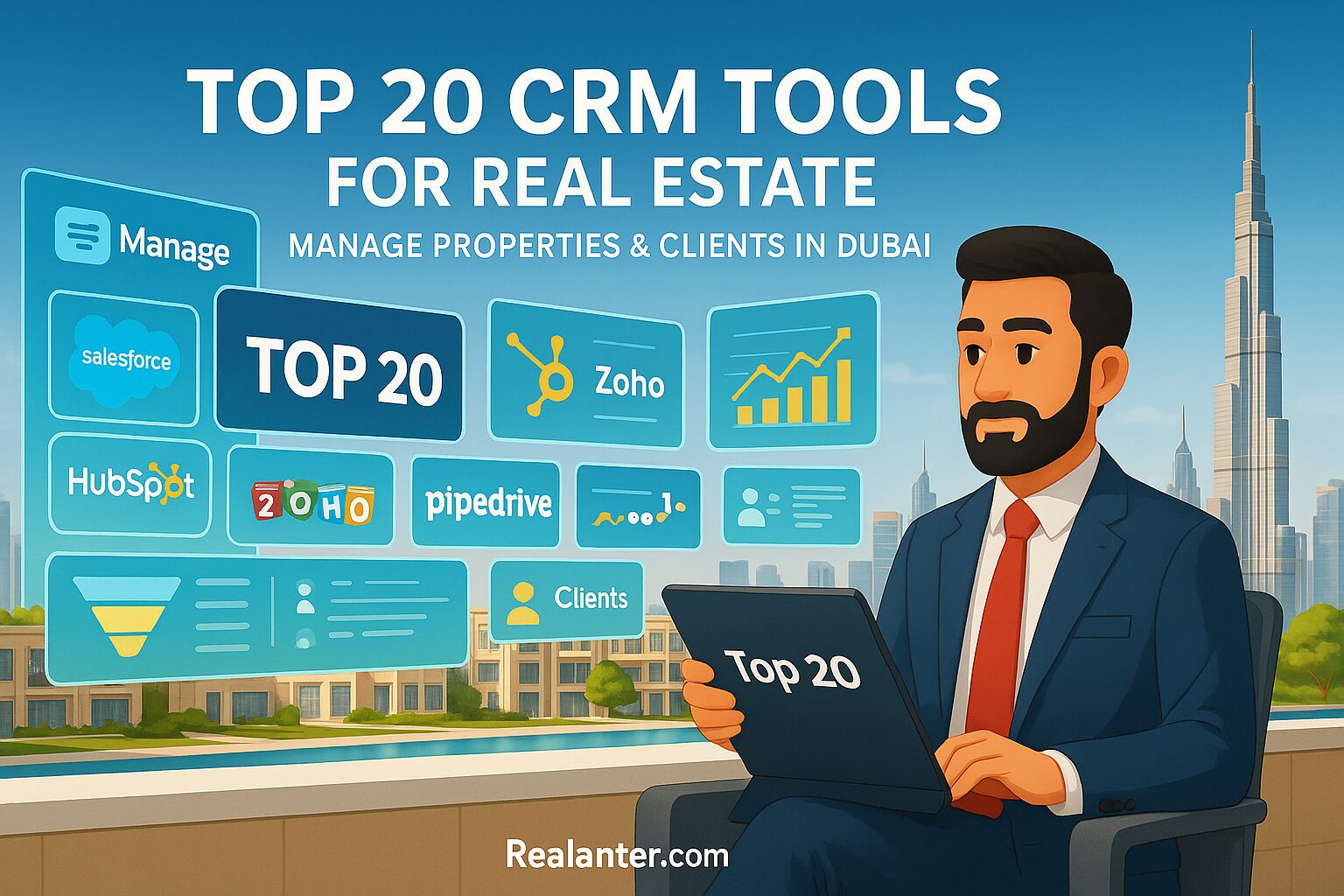 Top 20 CRM Software for Real Estate in UAE (and Dubai)
